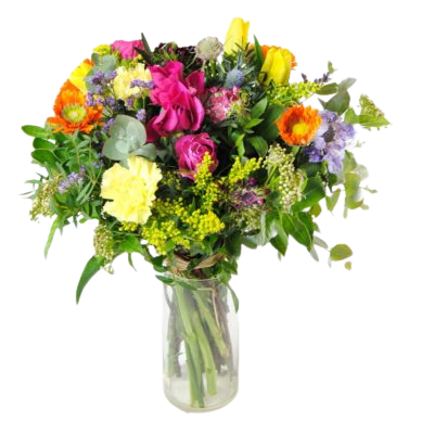 Florero Mixto con flores de temporada - Arreglos a Domicilio